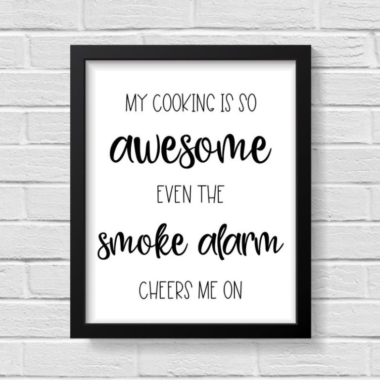16 Funny Kitchen Signs & Decor Ideas: Laughter Served Daily
